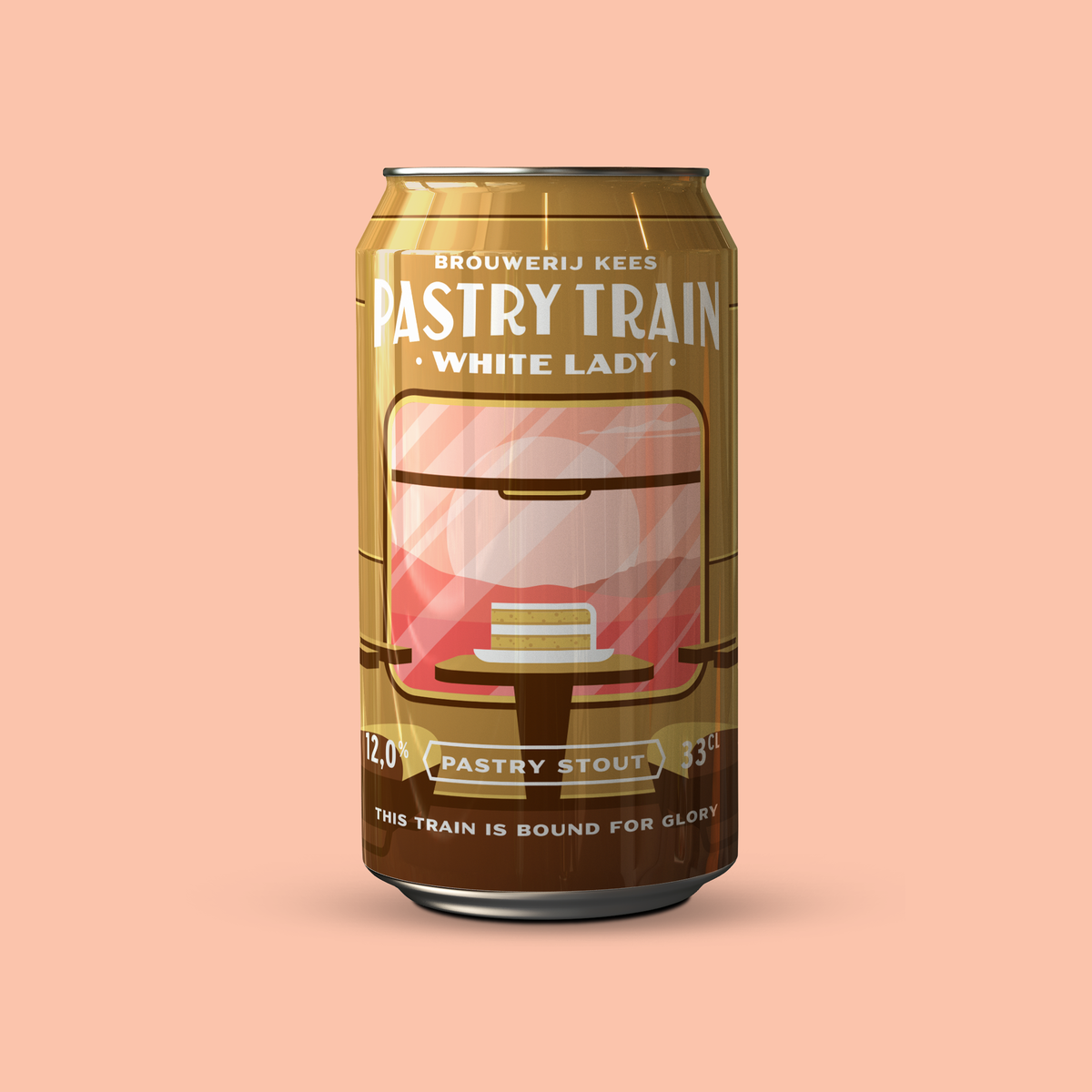 Kees - Pastry Train White Lady - Pastry Stout - 12% - 440ml Can – MK ...