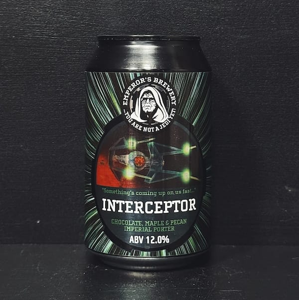 Emperor's Brewery - Interceptor - Imperial Stout - 12% - 330ML Can – MK ...